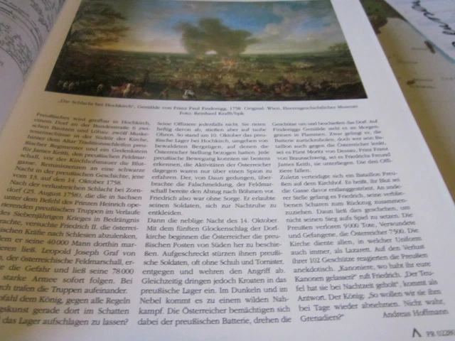 PREUSSEN ARCHIV N2 2275 Freidrich II Schlacht von Zorndorf 1758 EUR 7 ...