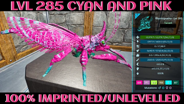 ARK SURVIVAL ASCENDED Rhyniognatha (Bug) PC/XBOX/PS CROSSPLAY PVE £10. ...