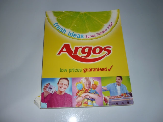 ARGOS CATALOGUE SPRING Summer 2000 RARE £14.99 - PicClick UK