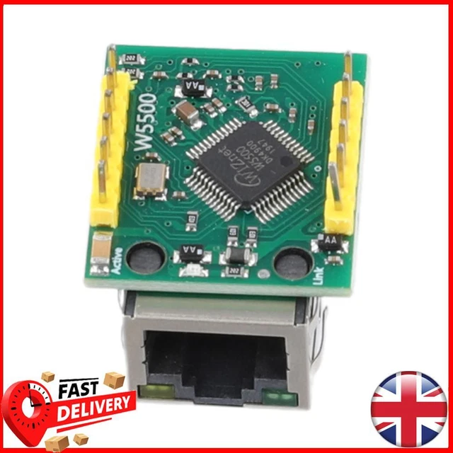 SPI TO LAN/ Ethernet Converter W5500 3.3V TCP/IP Module Ethernet Network Module £6.22 - PicClick UK