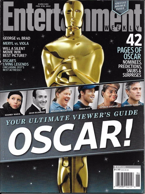 ENTERTAINMENT WEEKLY MAGAZINE Oscar Ultimate Viewers Guide Hollywood ...