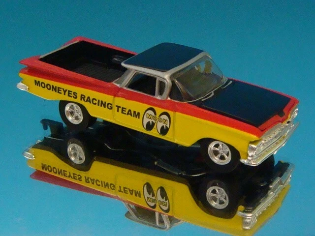 MOONEYES RACING TEAM 1959 59 Chevy V-8 El Camino échelle 1/64 édition ...