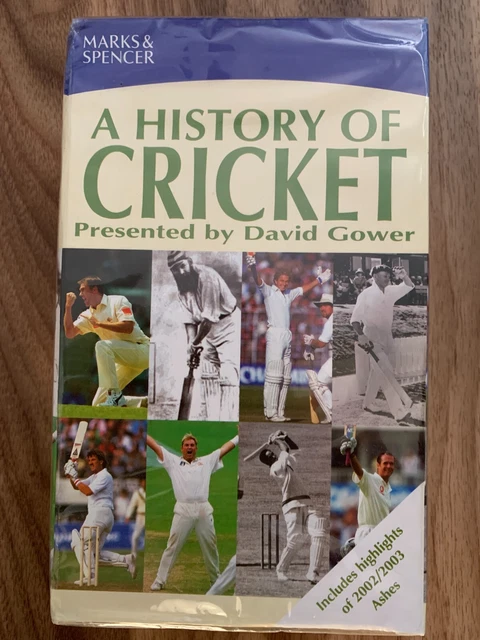 A HISTORY OF Cricket VHS - Box Set - Presented By David Gower - New ...
