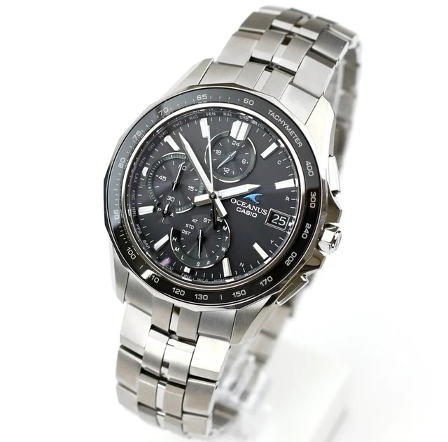 CASIO OCEANUS OCW-S7000-1A2JF Manta Titanium Bluetooth Chrono Solar Herrenuhr EUR 918,80 ...