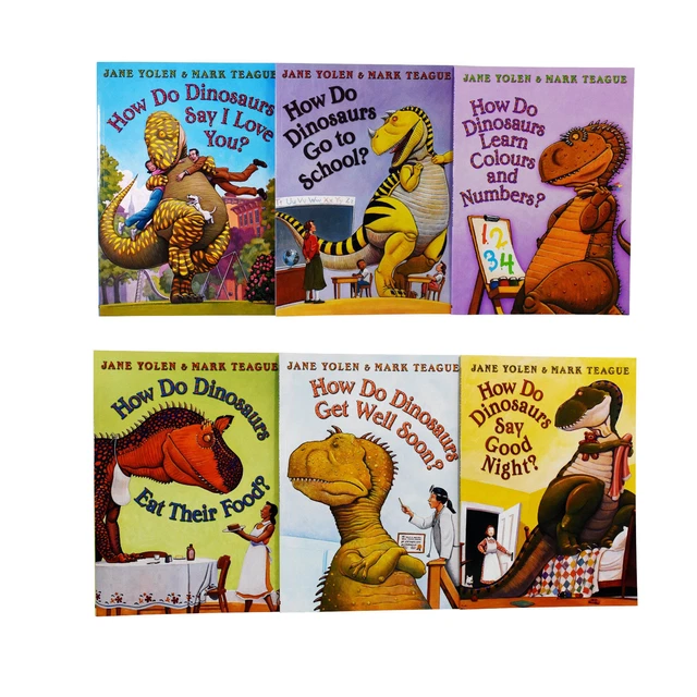HOW DO DINOSAURS Learn Collection 6 Books By Jane Yolen - Age 0-5 ...