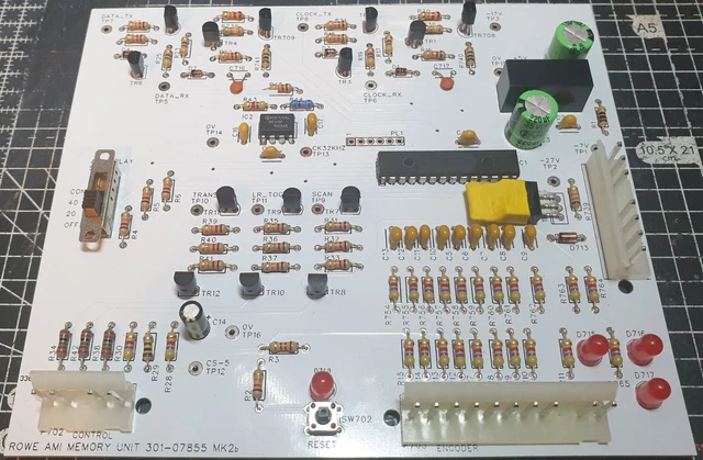 NEW ROWE AMI Memory Unit 301-07855 601-08584 PCB R80S R81 R82 R83 $528. ...