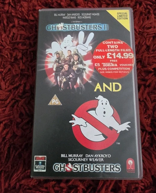 GHOSTBUSTERS 1 AND 2 (VHS/SUR, 1990) £5.92 - PicClick UK