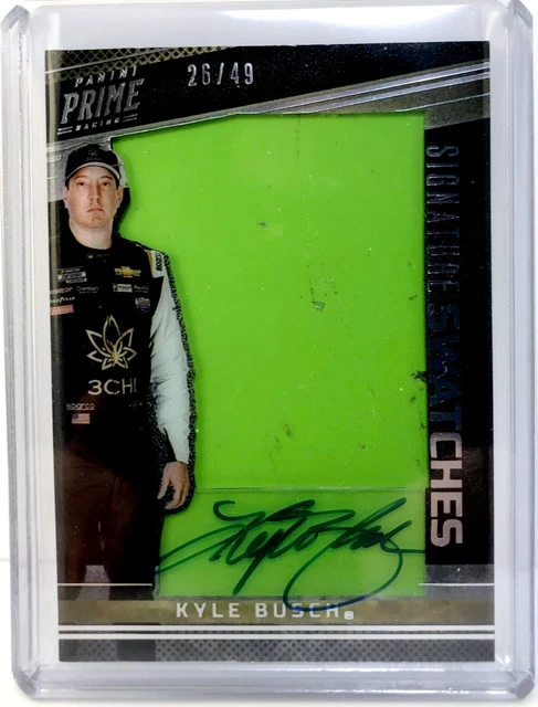 KYLE BUSCH 2023 Panini Prime Racing Signature Swatches Sheet Metal ...
