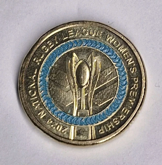 &RARE& 2024 NATIONAL Rugby League Women's Premiership $2.00 TWO Dollar ...