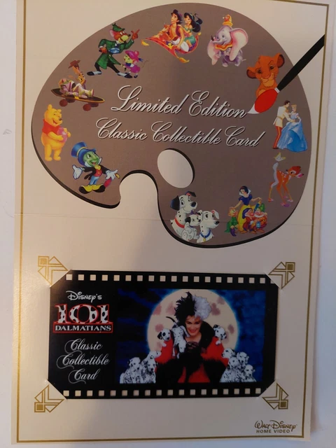DISNEY 101 DALMATIANS Live Action LE Classic Collectible Card Suncoast ...