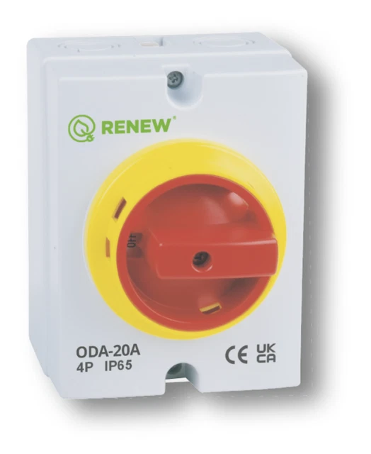 ROTARY ISOLATOR SWITCH AC Isolation switches single phase - 20 AMP ...