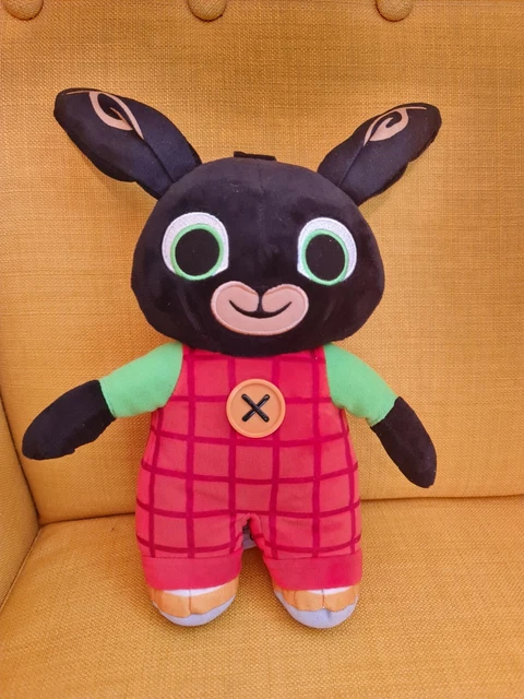 TALKING BING BUNNY Soft Toy Cbeebies Talk & Play with Bing Plush Soft ...