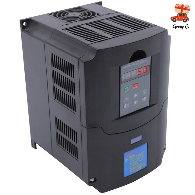 CNC VARIABLE FREQUENCY Drive 220V 4KW 5.5HP VFD VSD Motor Inverter ...