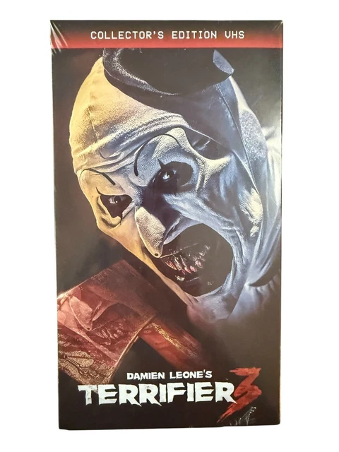 TERRIFIER 3 COLLECTOR'S Edition Walmart Exclusive 2 VHS Set £48.08 ...