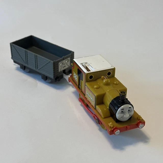 STEPNEY #55 & TROUBLESOME TRUCK TOMY Thomas Motorised Trackmaster Train ...
