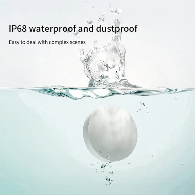 BATTERY LIFE 2 Years Water Leak Sensor Water Alarm Sensor IP67 ...