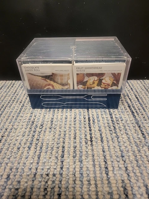 VINTAGE BOXED RECIPE Cards Marguerite Pattern Paul Hamlyn 1967 Set Mid ...