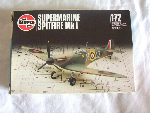 VINTAGE AIRFIX 1/72 scale Supermarine Spitfire Mk.I model kit. [untouched] £9.99 - PicClick UK