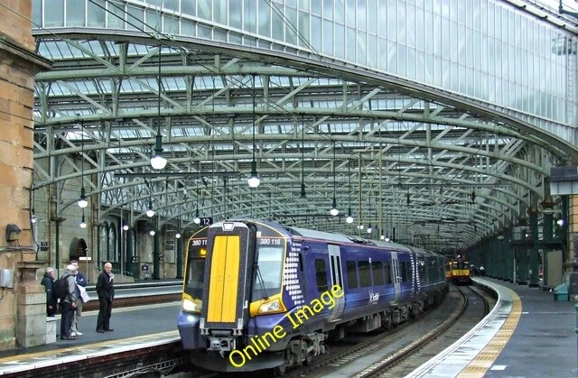 PHOTO 6X4 GLASGOW Central railway station Scotrail Class 380 train ...