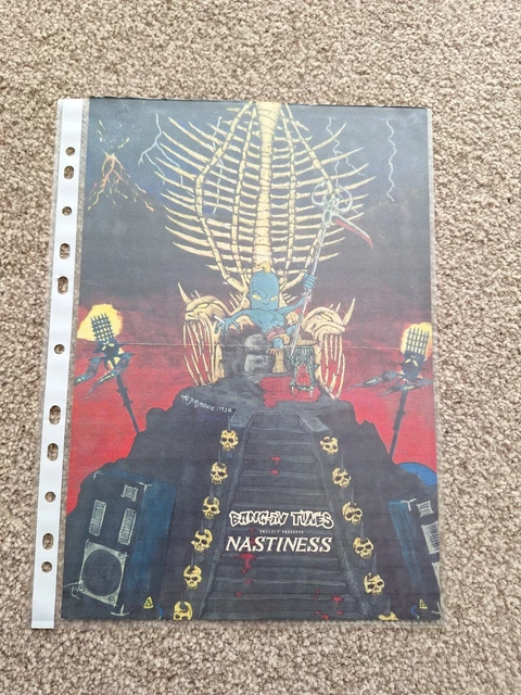 BANG IN TUNES Nastiness Old Skool Rave Flyer 2Nd April 1992 A4 £2.99 ...