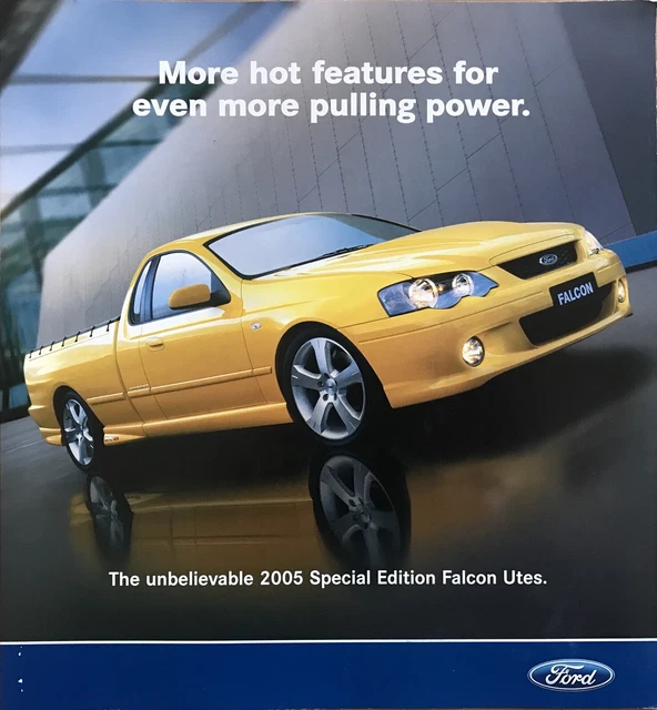 FORD FALCON BA or BF Special Edition Ute Sales Brochure £9.46 - PicClick UK