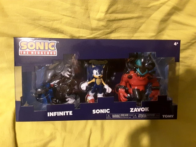 RARE OFFICIAL SONIC HEDGEHOG 3 Figure Box INFINITE ZAVOK Tomy Sega ...