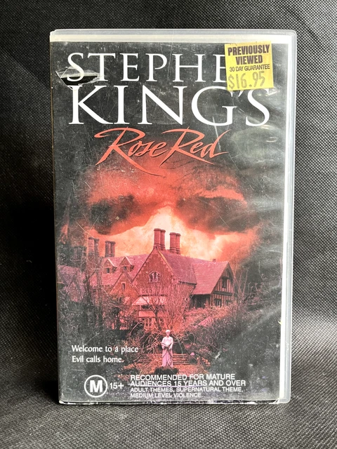 ROSE RED RARE Australian Warner Bros Video VHS 00s Stephen King Horror ...