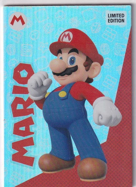 PANINI SUPER MARIO Playtime 2023 Sticker Album Limited Edition Card ...