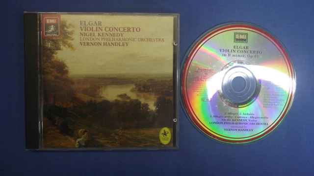 ELGAR VIOLIN CONCERTO Nigel Kennedy - CD £7.98 - PicClick UK