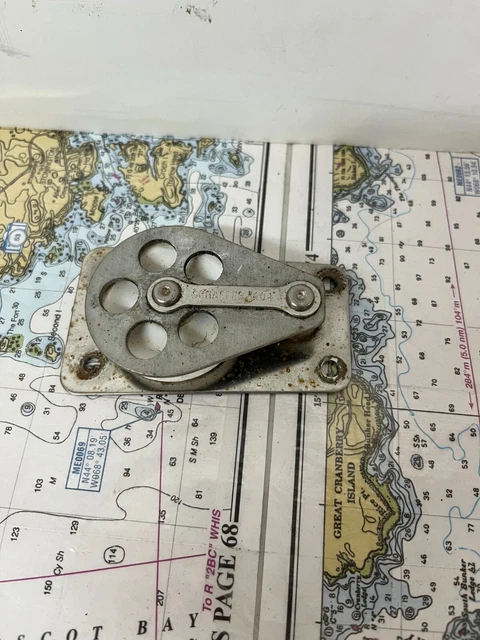 3 SERIES FLAT Base/Alum Cheek/Delrin Sheave #303-09 $49.60 - PicClick CA