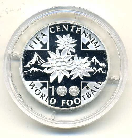 SCHWEIZ 20 FRANKEN Silber 2004 PP 100 Jahre Fifa RAR in Original Kapsel EUR 135,00 - PicClick DE