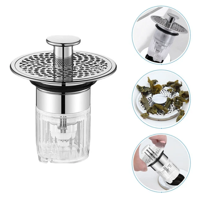 TAPPO PERDITE LAVABO Scarico Del Lavandino Bagno Anti-intasamento EUR ...