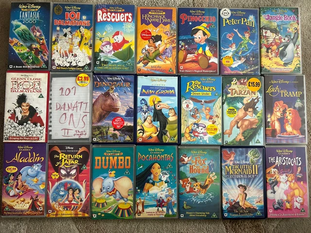 DISNEY VHS TAPES Bundle £3.20 - PicClick UK