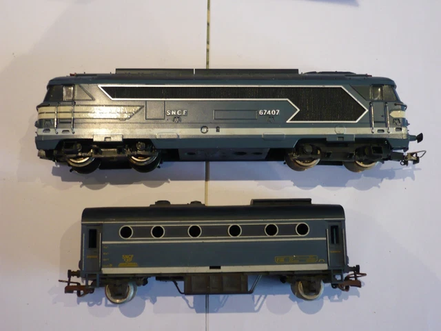 LOCOMOTIVE JOUEF 67407 fourgon chaudiere en HO.jouef.locomotive.train ...