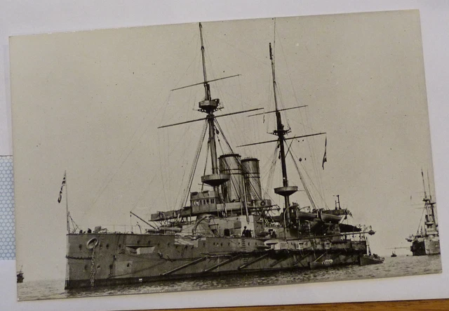 PHOTOGRAPH OF ROYAL Navy Ship: HMS Cornwallis pre 1914 (#74.81) EUR 4 ...
