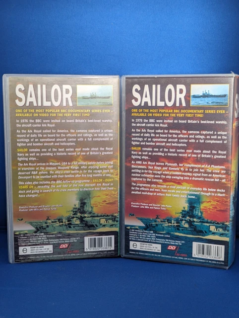 SAILOR VHS ORIGINAL 1976 BBC TV Series 2x PAL Double Video Boxsets HMS ...