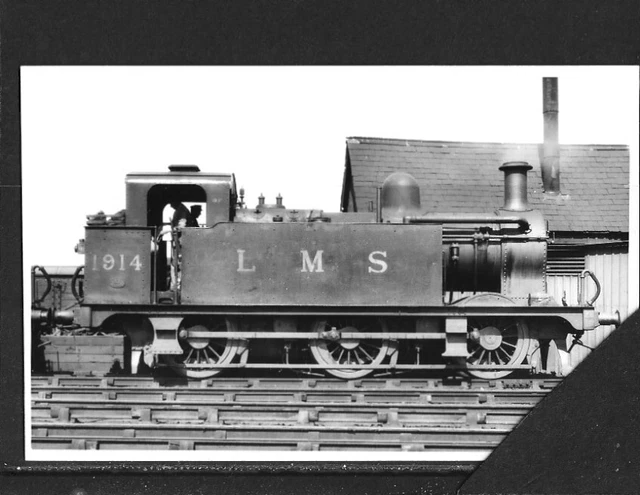 LMS - EX Midland Railway - 0-6-0T No 1914 @ Cricklewood- Vintage Photo ...