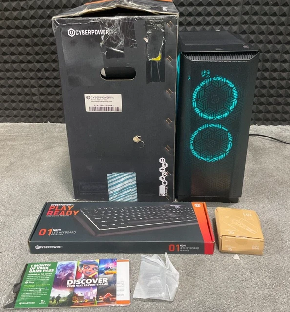 CYBERPOWERPC GAMER MASTER Ryzen 7 5700G RTX 3060 12 Go Win10 ...