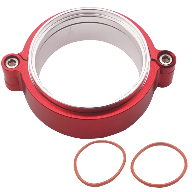 STAINLESS STEEL EXHAUST Vband Clamp Flange Anodized Clamp For 3" Turbo ...