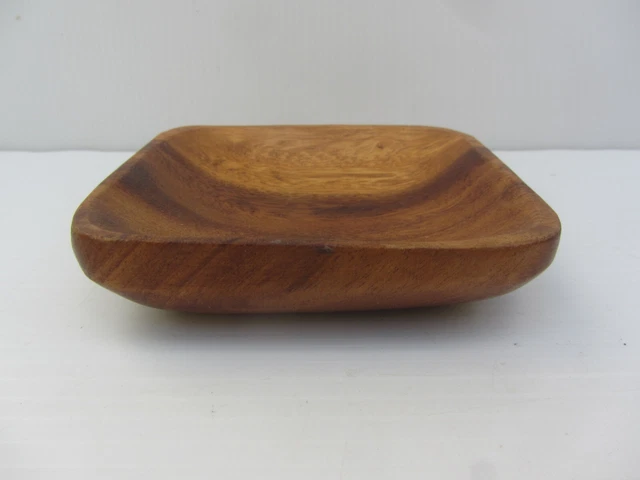 HANDCRAFTED MONKEY POD Small WOODEN BOWL / DISH - 10cm - PHILLIPINES $5 ...