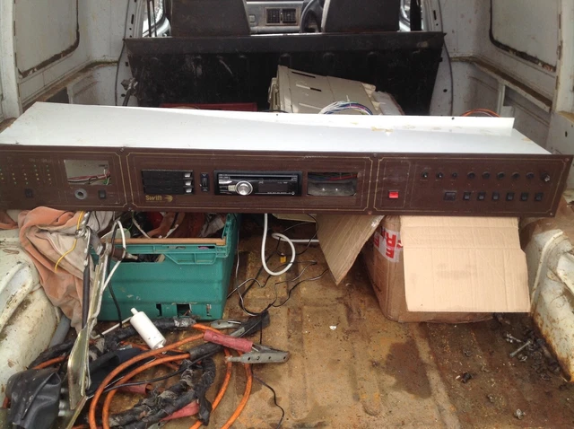 CARAVAN MOTORHOME CAMPERVAN control panel zig unit inc charger + RADIO ...