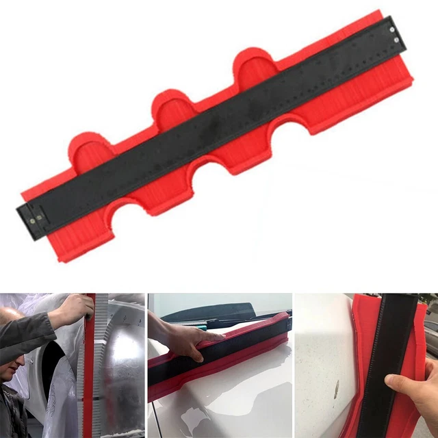 CAR DENT MEASURING Scale Ruler Panel Beating Frame Contour Meter 50CM ...