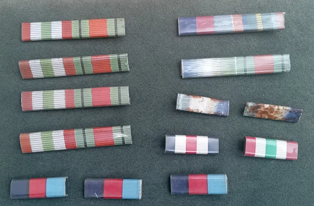 BRITISH ARMY WW2 Medal Ribbon Bars £12.00 - PicClick UK