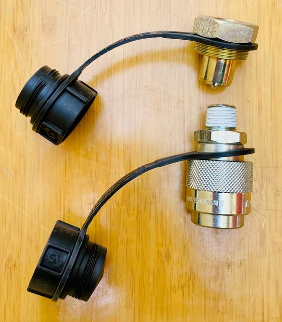 ENERPAC C604 HYDRAULIC Quick Coupler (Male-Female) Set 700 Bar/10,000 ...