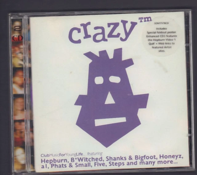 VARIOUS 90S POP(2CD Album)Crazy-Sony-SONYTV70CD-UK-1999-VG £1.99 ...