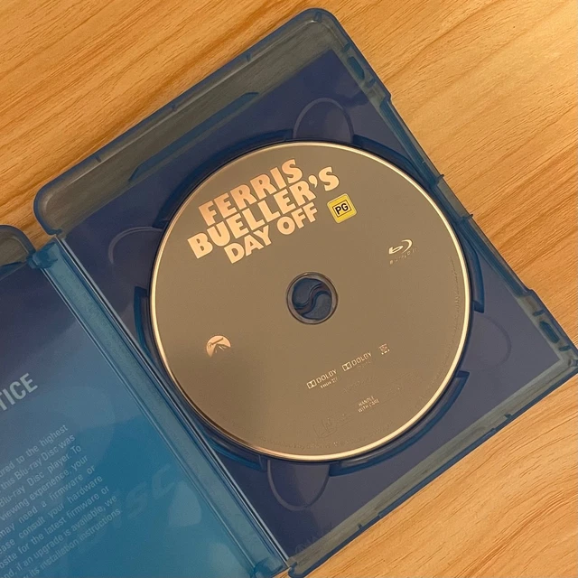 FERRIS BUELLER'S DAY Off 1986 Blu-ray Region Free John Hughes Matthew ...