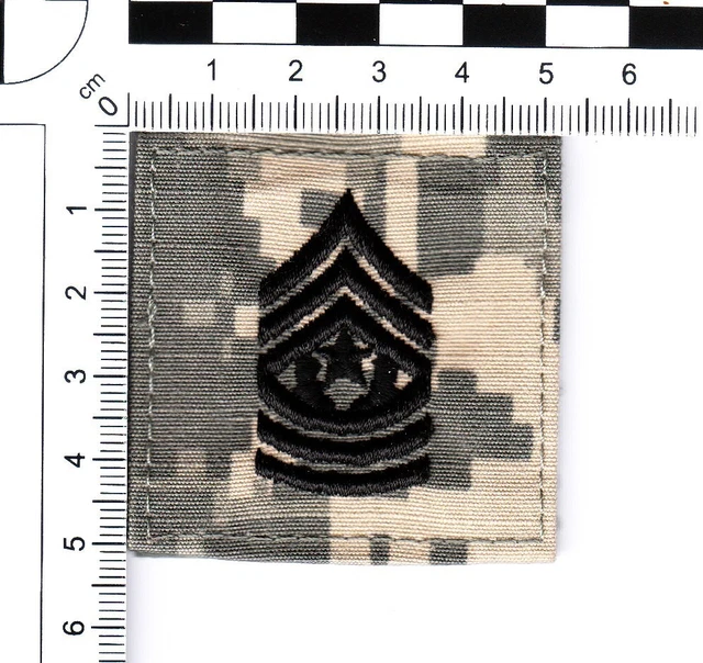 US ARMY COMMAND Sergeant Major (CSM, E-9) RANK, ACU UCP DIGITAL with ...