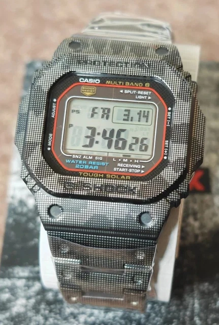 NEW TITANIUM CASIO G-Shock Gw-M5610U-1Er, Solar, Mb6, Pc, Wt, 3495, Ltd ...