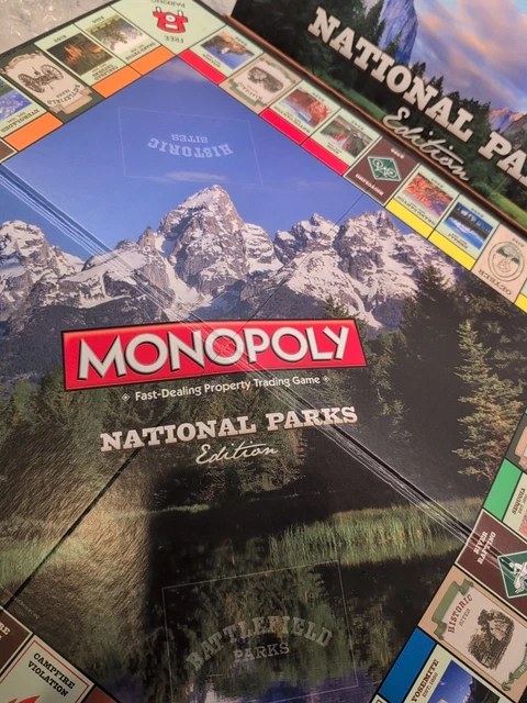 NATIONAL PARKS EDITION MONOPOLY, 1998 Complete, National Park ...