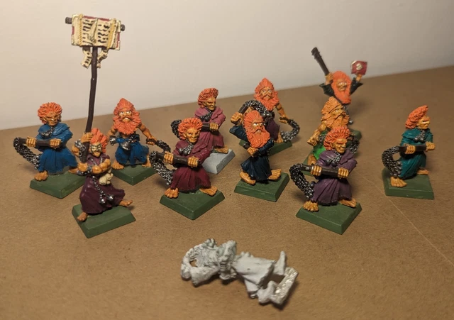 WARHAMMER AOS OLD World Marauder Miniatures Metal Empire Flagellants ...